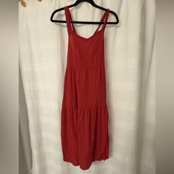 Valentina Naldi | Dresses | Valentina Naldi Made In Italy Red Linen ...
